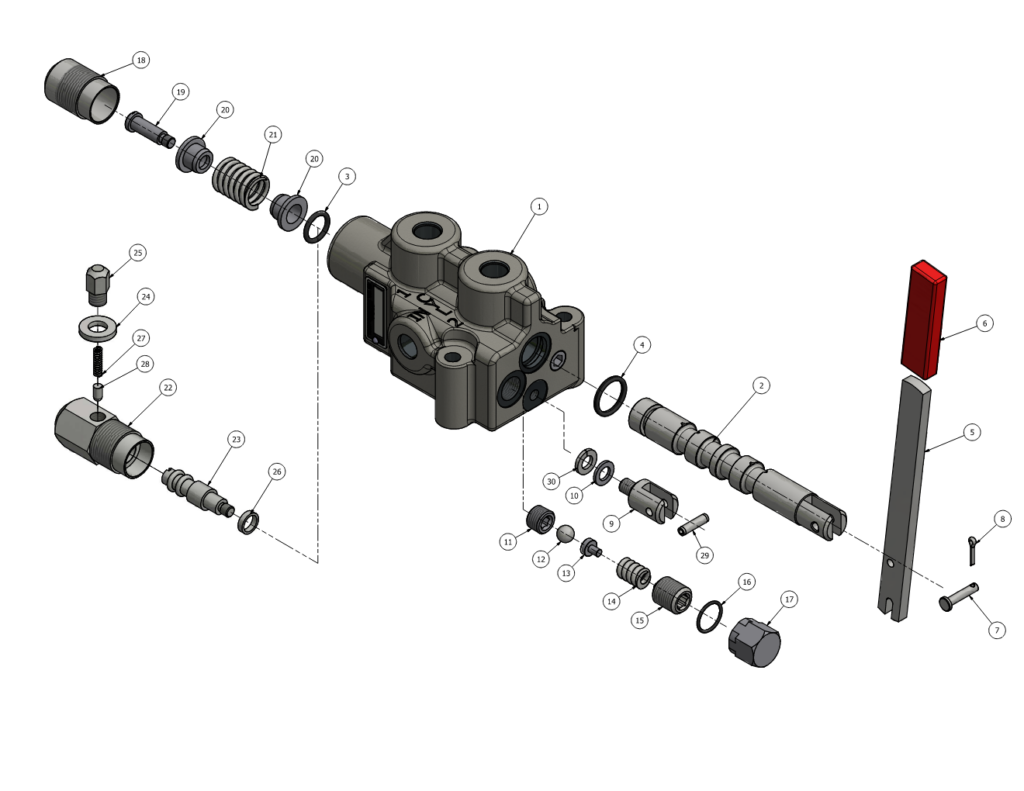Remote Mounted Directional Control Valves (2000 Series) | Custom ...